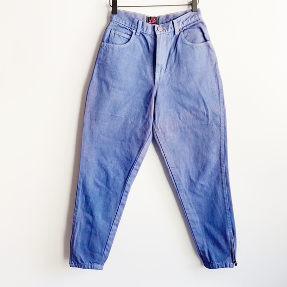 Sasson Jeans | Jeans | Vintage 98s Purple Sasson High Waist Mom Denim ...